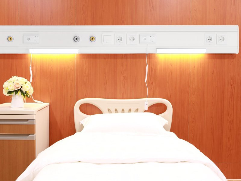 Bed Head Unit | Horizontal Bed Head Panel - AmcareMed Medical Device